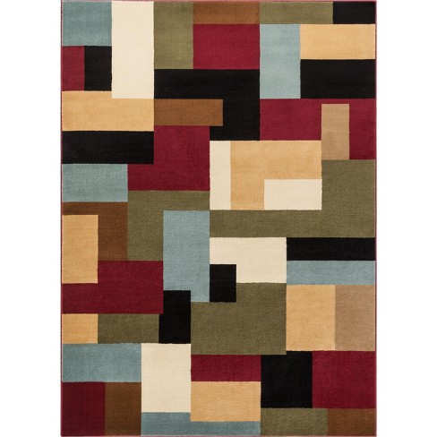Imperial Mosaic Geometric Modern Casual Abstract Contemporary Block ...