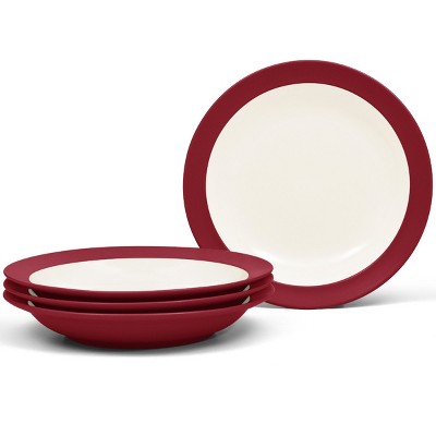 Noritake Colorwave Raspberry Set Of 4 Coupe Pasta Bowls : Target