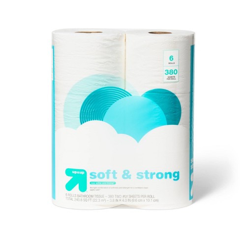 Soft & Strong Toilet Paper - 6 Rolls - Up & Up™ : Target