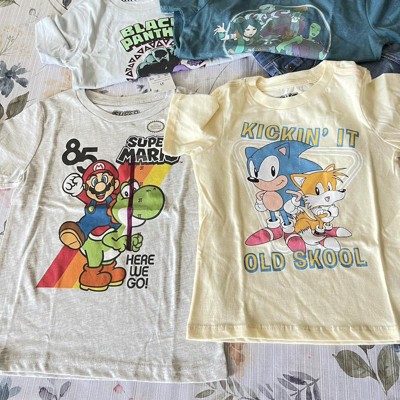 Toddler Boys' Super Mario Short Sleeve T-shirt - Beige : Target