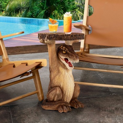 Flash Furniture Chocolate Brown Faux Rattan End Table : Target