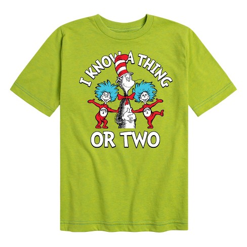 Boys' Dr. Seuss I Know A Thing Or Two Short Sleeve Graphic T-shirt ...