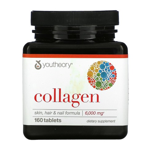 Youtheory Collagen, 6,000 Mg, 160 Tablets (1,000 Mg Per Tablet) : Target