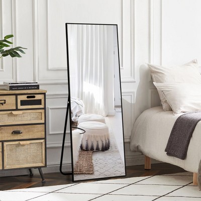 Cady 59"x 20" Framed Floor Free Standing Contemporary Full Length ...