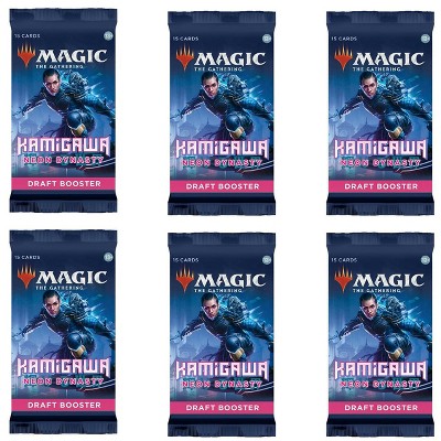 Magic the Gathering 6 Packs MTG Draft Booster Pack Lot MTG Kamigawa ...