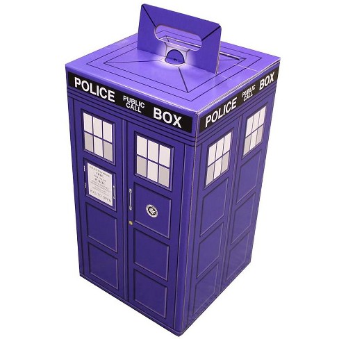 Toynk Police Call Box 9.5" X 9.5" X 17" Flat Empty Gift Box : Target