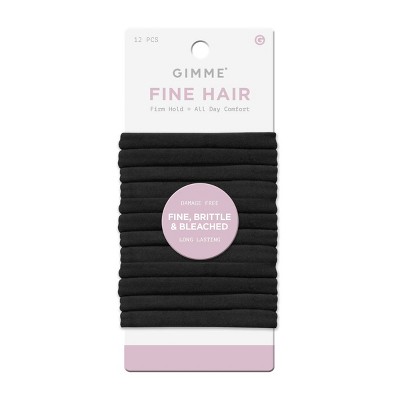 Gimme Beauty Fine Hair Tie Bands - 12ct : Target