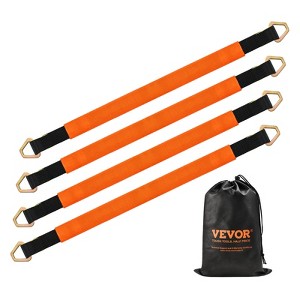 VEVOR Axle Straps, 2 in x 3.2 ft Heavy Duty Axle Tie Down Straps, 12000 ...