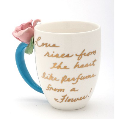 Bioworld Heart Transparent Pink Glass Mug : Target