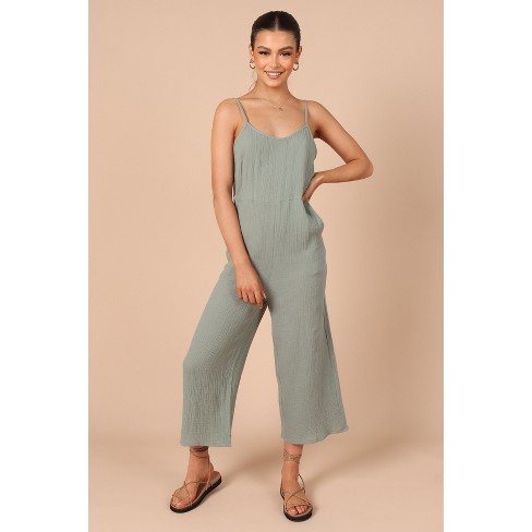 Petal And Pup Women's Rhanni Straight Leg Jumpsuit - Sage M : Target