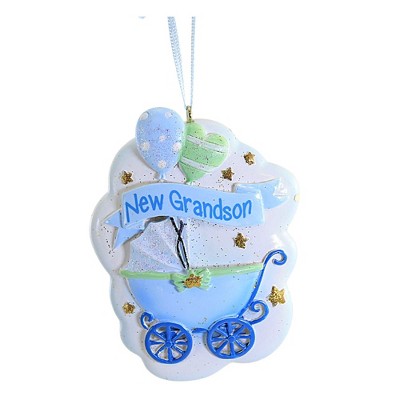 3.5 Inch New Grandchild Christmas Buggy Tree Ornaments : Target