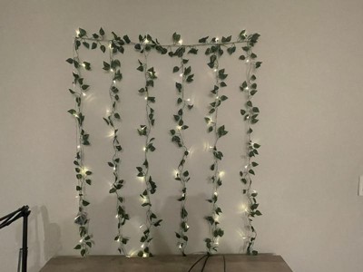 5' X 3.5' Led Vine Curtain String Lights Warm White - West & Arrow : Target