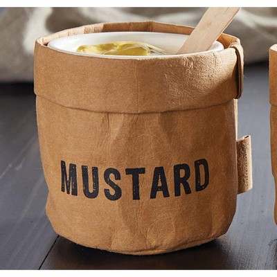 The Lakeside Collection Washable Paper Condiment Holder With Ceramic ...