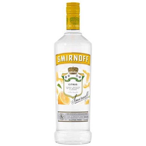 Smirnoff Citrus Flavored Vodka - 1l Bottle : Target
