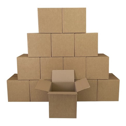 Uoffice Heavy Duty Corrugated Boxes 8" X 8" X 8" - 275lb. Pack Of 15 ...