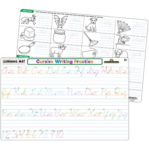 Teacher Created Resources Cursive Writing Practice Learning Mat : Target