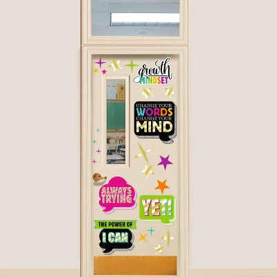 Fun Express Growth Mindset Cardstock Classroom Door Decorating Kit - 30 ...