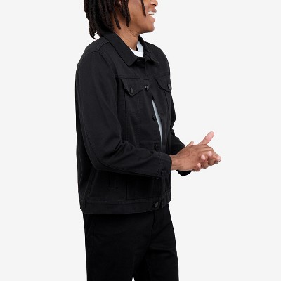 X RAY Men's Denim Jacket in JET BLACK Size Medium : Target