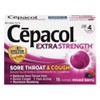 Cepacol Extra Strength Sore Throat & Cough Lozenges - Benzocaine ...