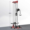 Wall Mount Cable Machine, LAT Pulldown Tower with 20 Position Crossover ...