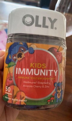 Olly Kids Immunity Elderberry Gummies - Cherry Berry - 50ct : Target