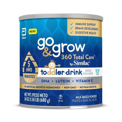 Similac Total Care 360 Go & Grow Non-gmo Powder Toddler Formula - 24oz ...