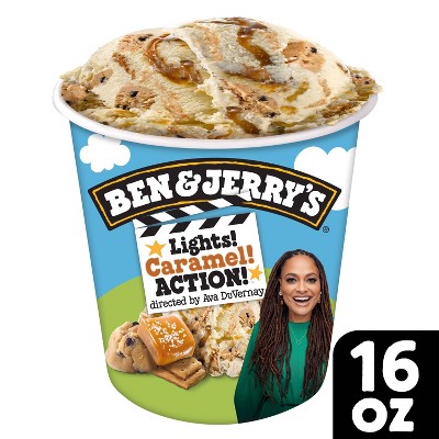 Ben & Jerry's Lights Caramel Action Ice Cream - 16oz : Target