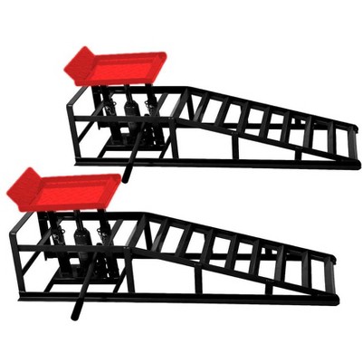 Heavy Duty Hydraulic Lift Ramps for Car & Truck – 2 Pack, 5 Ton (11,000 ...