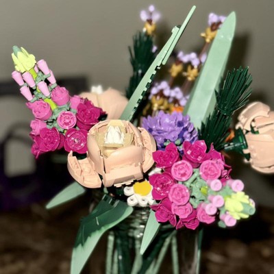 Lego Icons Flower Bouquet Botanical Collection Building Set 10280 : Target