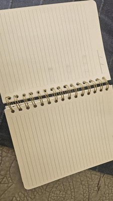 100 Sheet College Ruled Evolve Journal 6"x8" Spiral Soft Cover Navy Succulents - Yoobi™ : Target