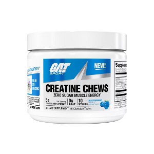 GAT SPORT Creatine Chews, Zero Sugar, 5g Pure Creatine Monohydrate, 3rd ...