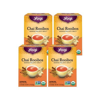 Yogi Tea - Chai Rooibos Tea - 64 Ct, 4 Pack : Target