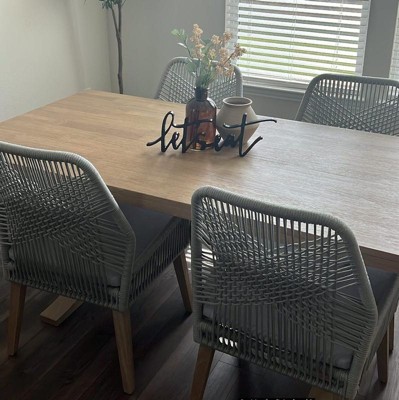 Pedestal Wood Dining Table - Natural - Hearth & Hand™ With Magnolia ...