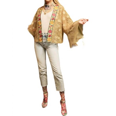 Women's Victorian Lace Short Duster - Aratta Os : Target