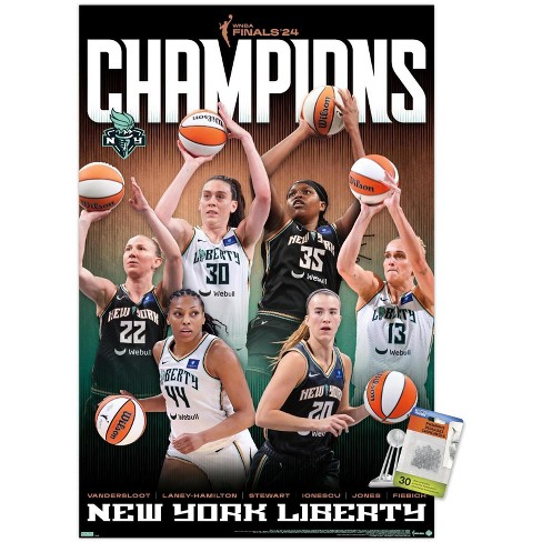 Trends International Wnba New York Liberty - 2024 Wnba Finals Champions ...