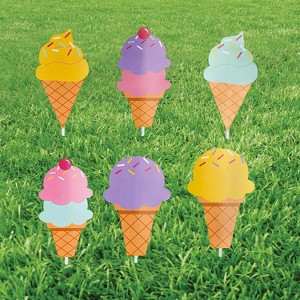Fun Express 9 1/2" x 14" Ice Cream Yard Signs – 6 Pc. : Target