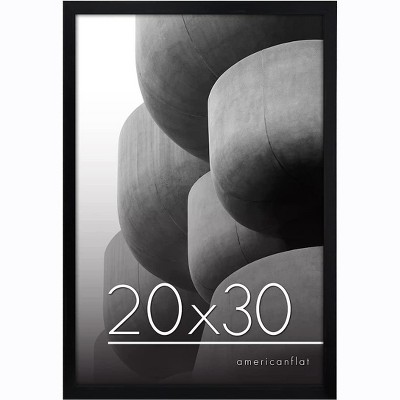 Americanflat 20x30 Poster Frame In Black With Polished Plexiglass ...