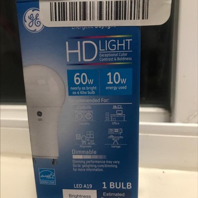 Ge 10w 60w Equivalent Refresh Led Hd Light Bulbs Daylight : Target