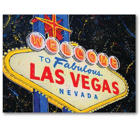 Courtside Market Las Vegas Sign 16x20 Gallery-wrapped Canvas : Target