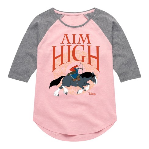 Girls' Disney Merida Aim High Bow & Arrow - Light Pink/ath Hea - X ...
