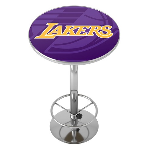Los Angeles Lakers Fade Bar Table With Footrest : Target