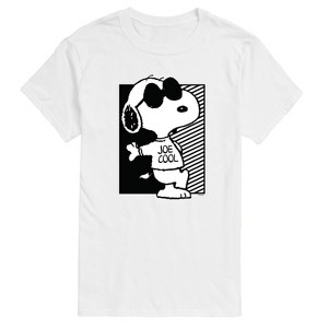 Men's Peanuts Snoopy Too Cool Short Sleeve Graphic T-Shirt - White - 3 ...