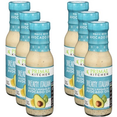 Primal Kitchen Dreamy Italian Dressing & Marinade - Case Of 6 - 8 Fl Oz ...