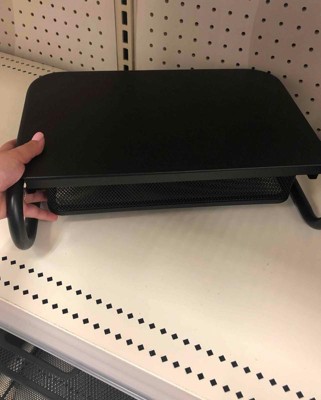 Mesh Monitor Stand With Drawer White - Brightroom™ : Target