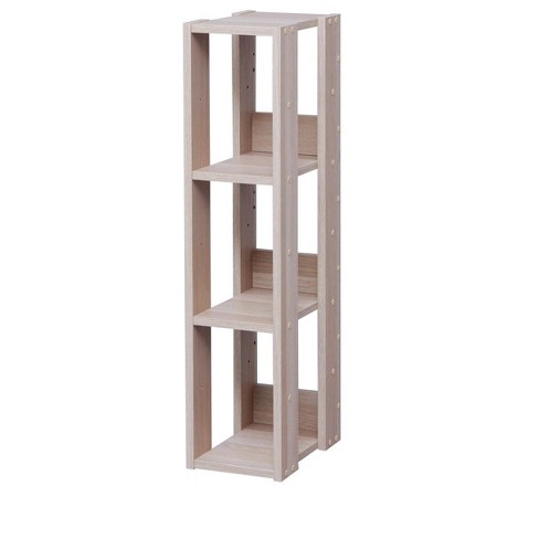 Iris Usa Rack 3-shelf Open Wood Shelving Unit : Target