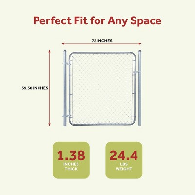 Adjust-a-gate Fit-right Adjustable Walk Gate Kit With Round Corner ...