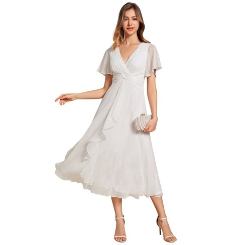 Cream Plus Size Formal Wedding Guest Dresses ,14 : Target