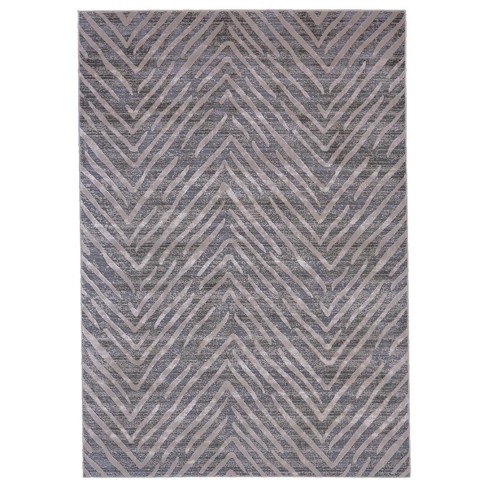 Waldor Modern Herringbone Gray Area Rug : Target