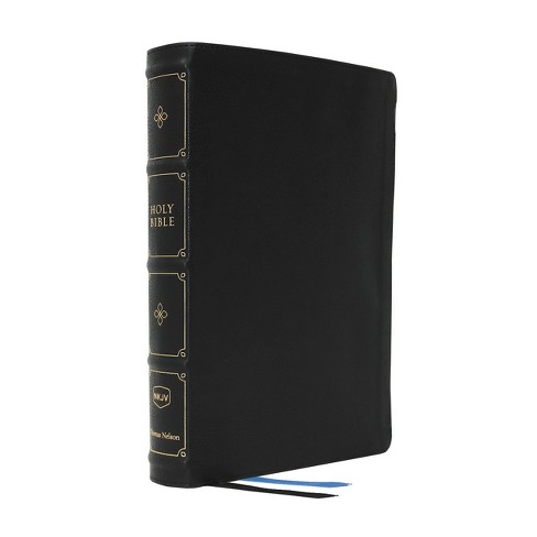 Nkjv, Large Print Thinline Reference Bible, Blue Letter, Maclaren Series, Leathersoft, Black ...