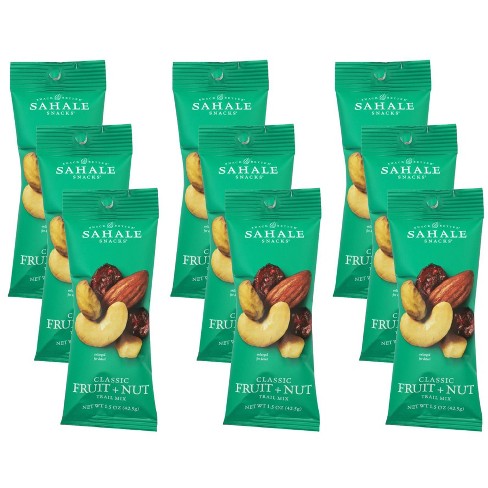 Sahale Snacks Classic Fruit & Nut Trail Mix - Case Of 9/1.5 Oz : Target